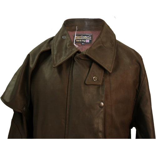 Australian Full Length Duster Outback Coat in Nubuck Cowhide Leather ...