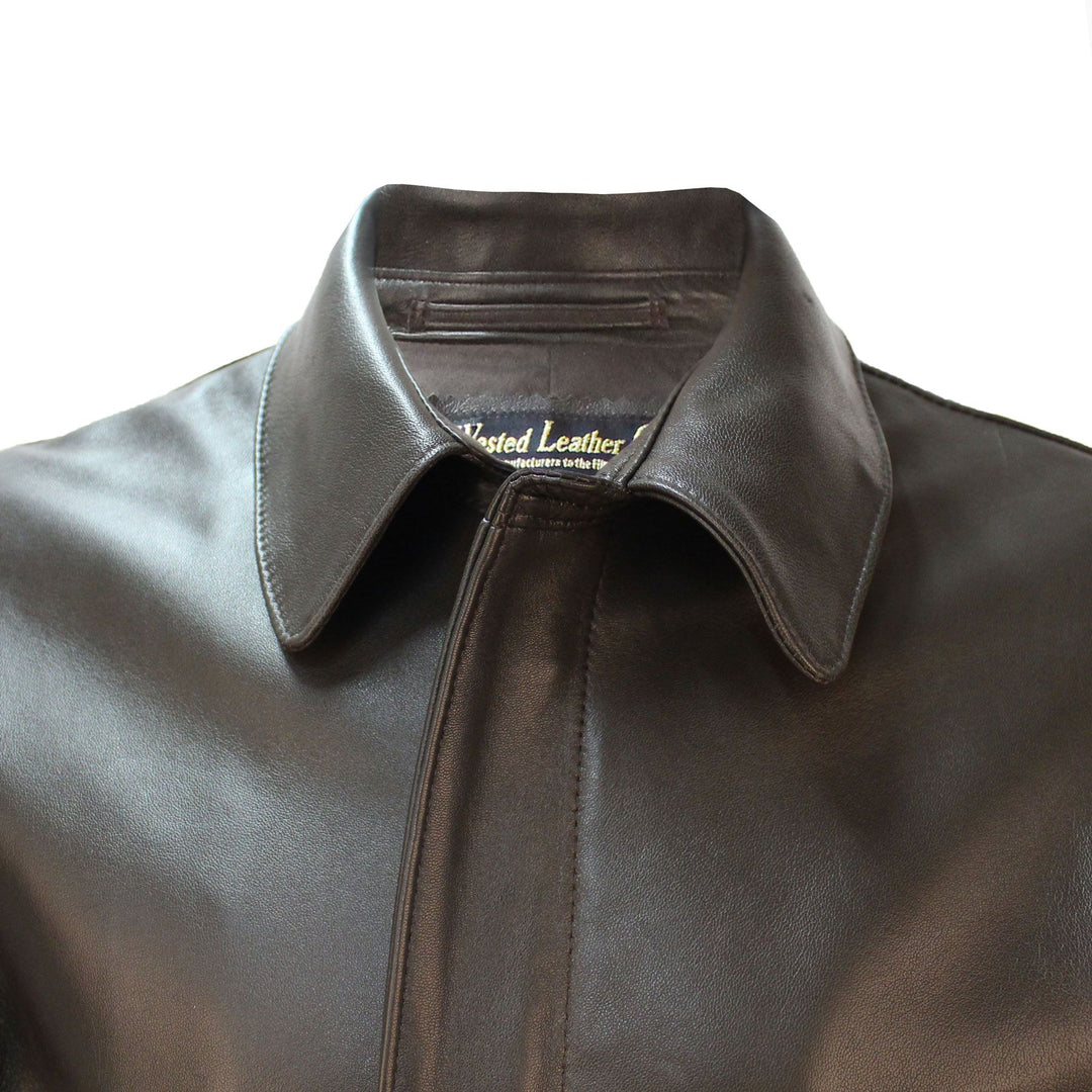 Raiders of Lost Ark Leather Jacket in Brown Lambskin Indiana Jones ...